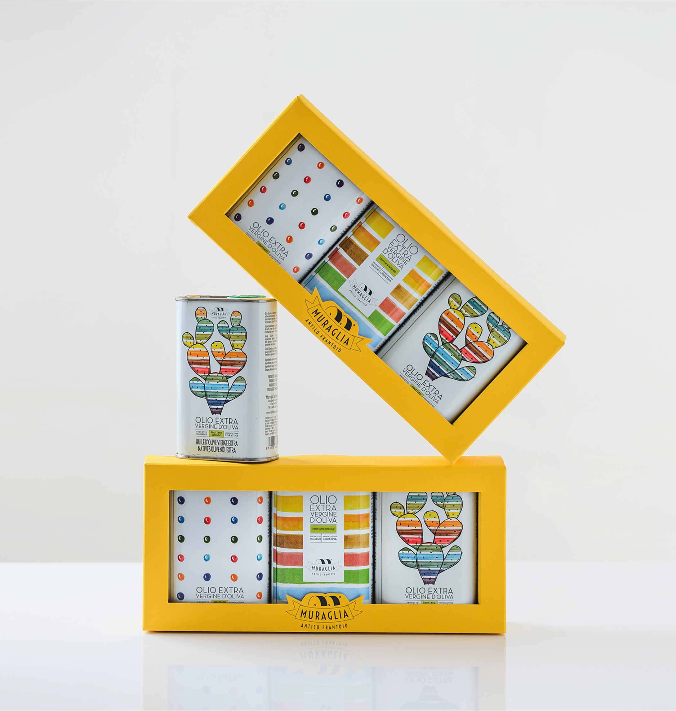 Coloured tin gift set - Frantoio Muraglia